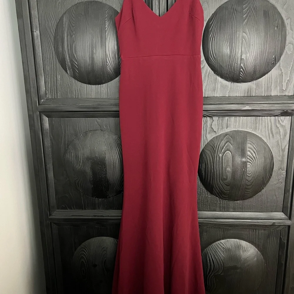 Lulus | Dresses | Lulus Wine Red Spaghetti Strap Maxi Dress | Poshmark